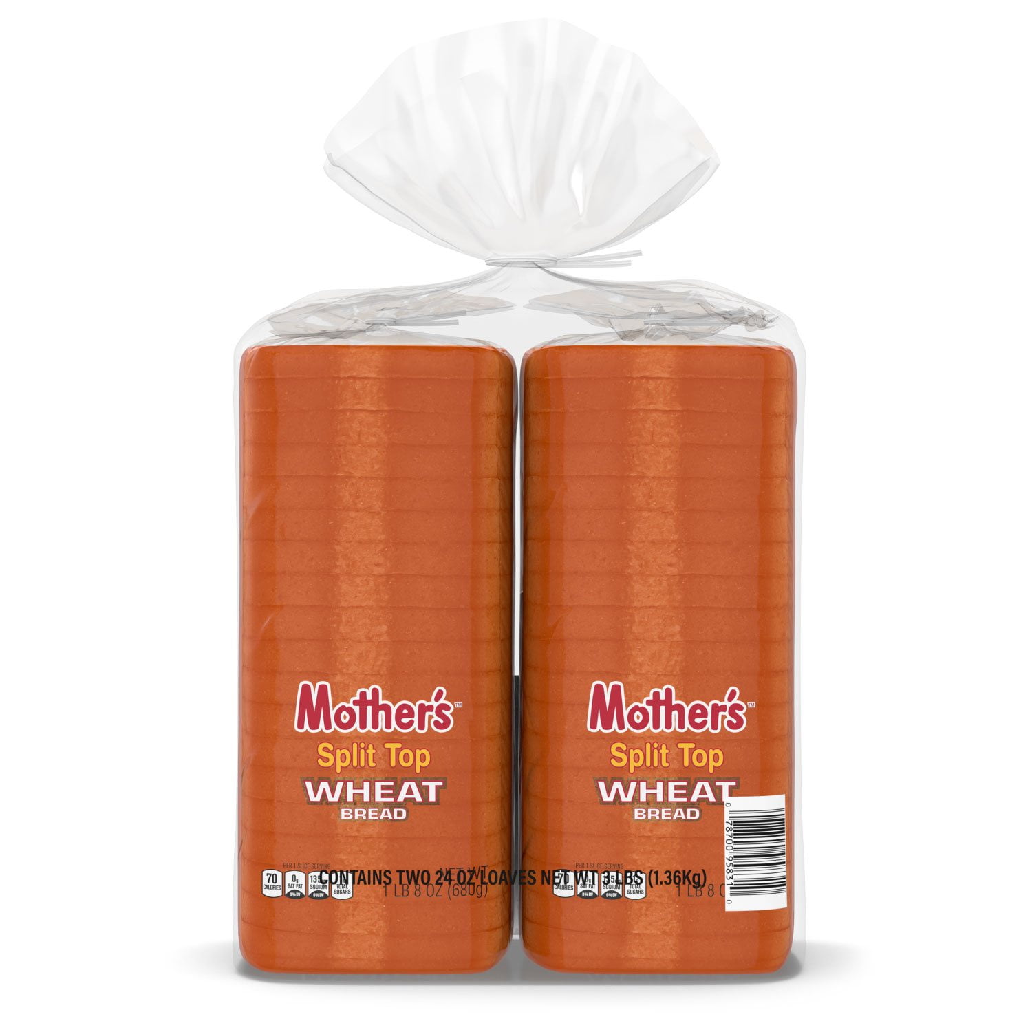 Mother's Butter Top Wheat Bread 24 oz., 2 pk. - Samsclub.com