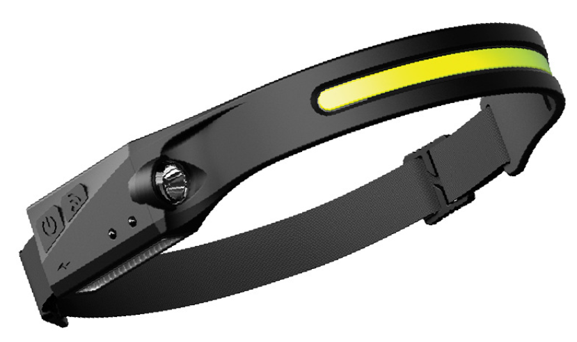 Linterna frontal LED con todas las perspectivas, iluminación de ...