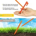 50Pcs Tent Stakes 3.7 Inch Heavy Duty Canopy Anchoring Pegs - Tent Pegs ...