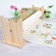 JWQFBC Kids Drawing Easel Easy to Assemble Paper Roll Holder Sturdy ...