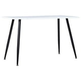 vidaXL Dining Table Kitchen Table Home Dining Room Breakfast Dinner ...