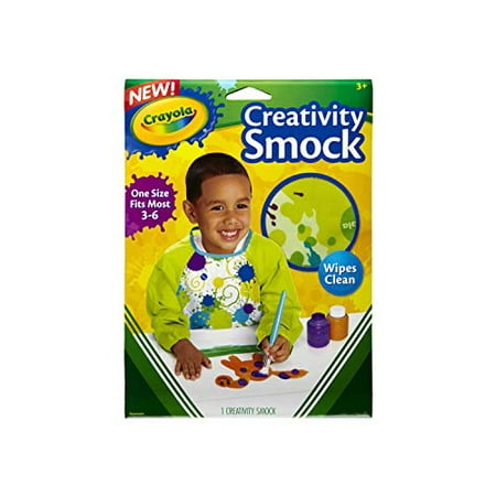 Crayola Art Smock for Kids, Painting Supplies, Ages 3, 4, 5, 6 ...