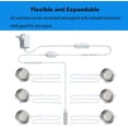 Under Cabinet Lighting Dimmable LED Puck Lights, Recessed Mount, 12V ...