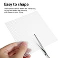 12 Pieces Plastic Mesh Canvas Sheets for Knitting, Rug Hooking, Cross ...