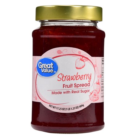 Great Value Fruit Spread, Strawberry, 17.25 oz - Walmart.com