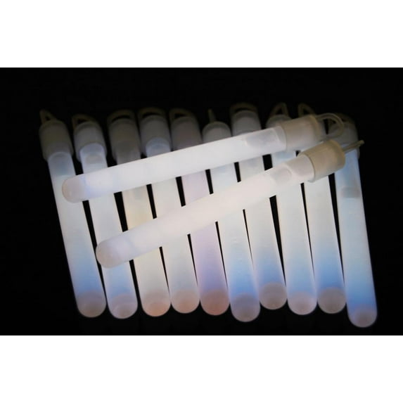 DirectGlow 50ct 4 inch White Glow Sticks with Lanyards - Walmart.com