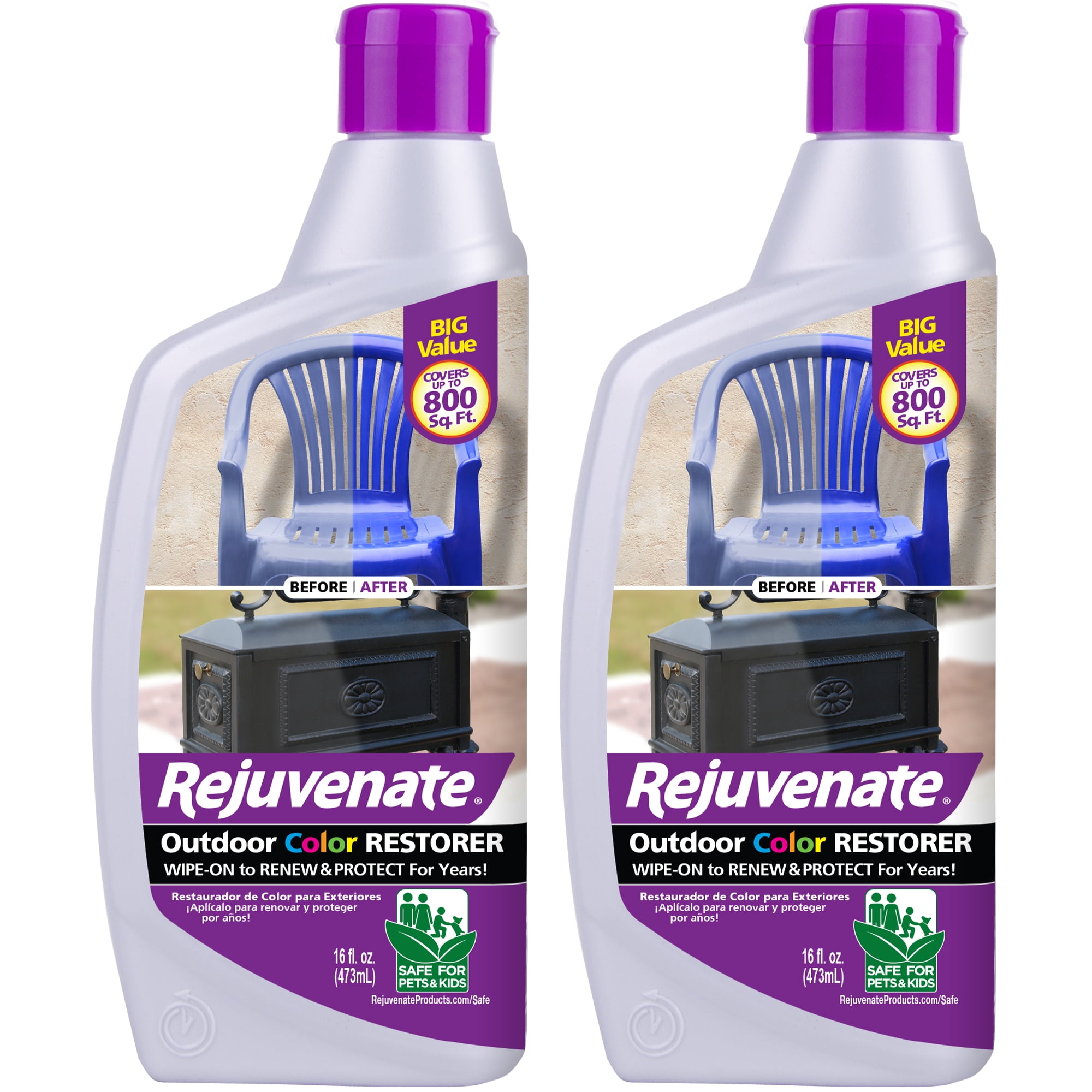 Rejuvenate Outdoor Color Restorer 16oz, 2pk - Walmart.com