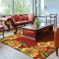 Homefires Rugs PPS-JB111C Sunflower Field Area Rug - 3 x 5 ft ...