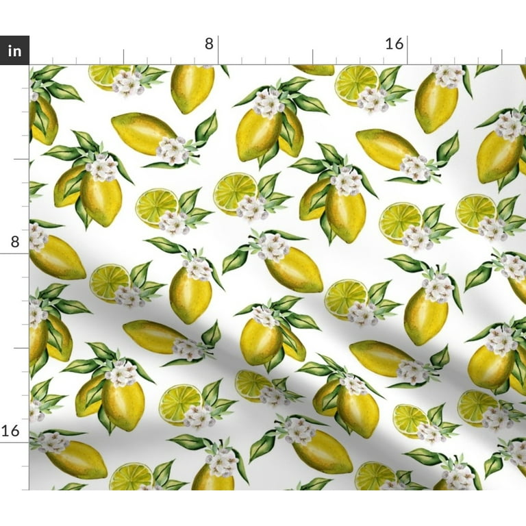 Lemons Fabric Sewing