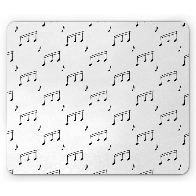 Music Mouse Pad, Musical Notes Theme Melody Sonata Singing Song Clef ...