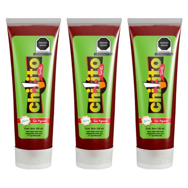 Salsa Chilito Sirilo Paquete 3 tubos squeeze 300 ml Sirilo endulzado ...