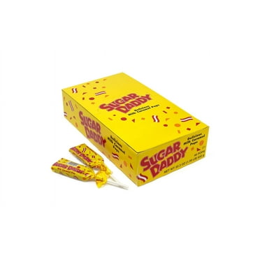 Sugar Daddy Milk Caramel Pops, 2 Pound Bulk Bag (Approx. 65 Lollipops ...