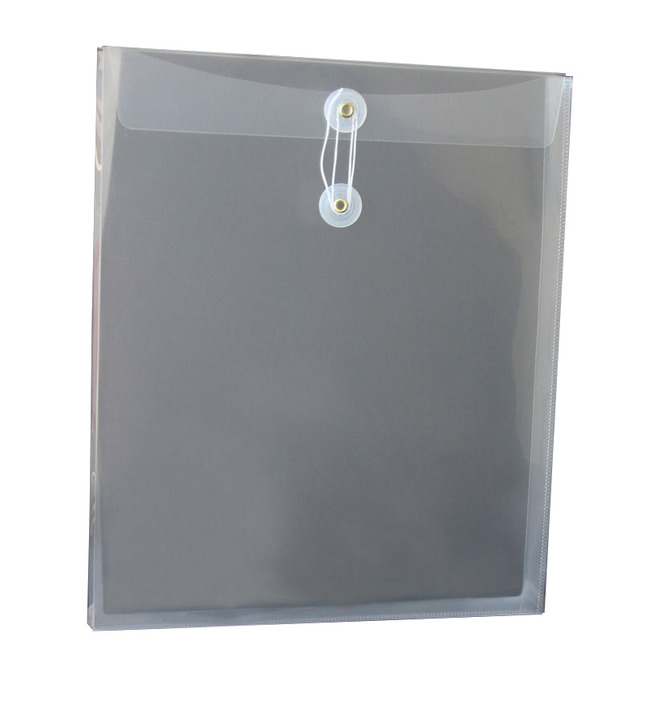 School Smart Expanding Poly String Envelopes, Letter Size, Top Load ...