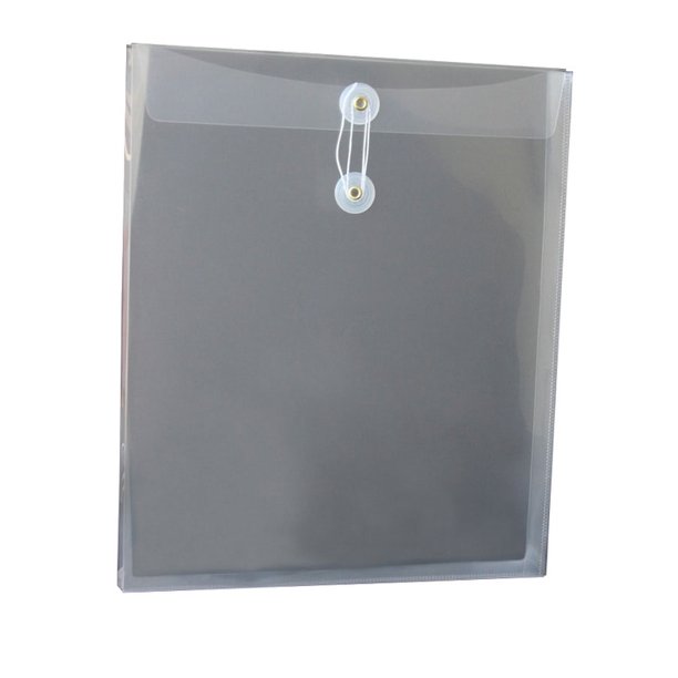 School Smart Expanding Poly String Envelopes, Letter Size, Top Load ...