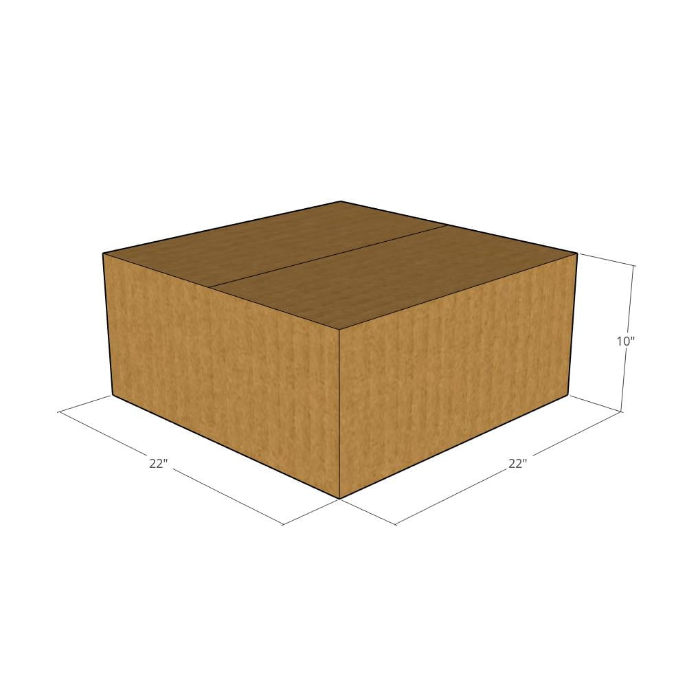 22x22x10 Corrugated Boxes -New for Moving or Shipping Needs - Walmart.com