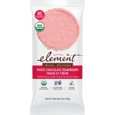 Element Organic Dipped Rice Cakes Milk Chocolate, 3.5 Oz - Walmart.com