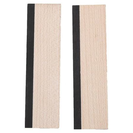 Fdit 2pcs Maple Wood Bridge Saddle for Mountain Dobro Guitar Musical ...