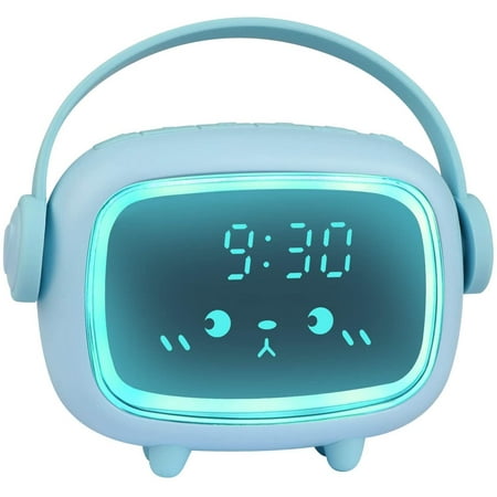 Digital Alarm Clock for Kids Sunrise Simulator, Time Angel LED Alarm ...