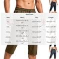 Ceisia Mens Quick Dry Zipper Pocket 3/4 Length Sports Shorts Elastic ...