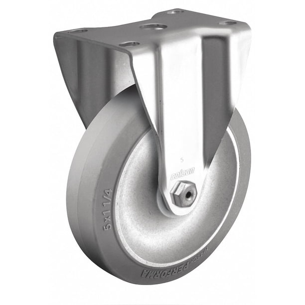 Colson Plate Caster,Rigid,4" Wheel Dia. 2.04408.444 - Walmart.com