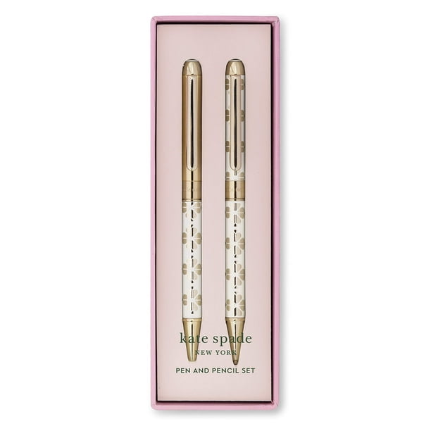 Kate Spade New York Black Ink Ballpoint Pen and 0.9mm Mechanical Pencil ...