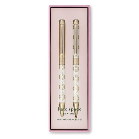 Kate Spade New York Black Ink Ballpoint Pen and 0.9mm Mechanical Pencil ...