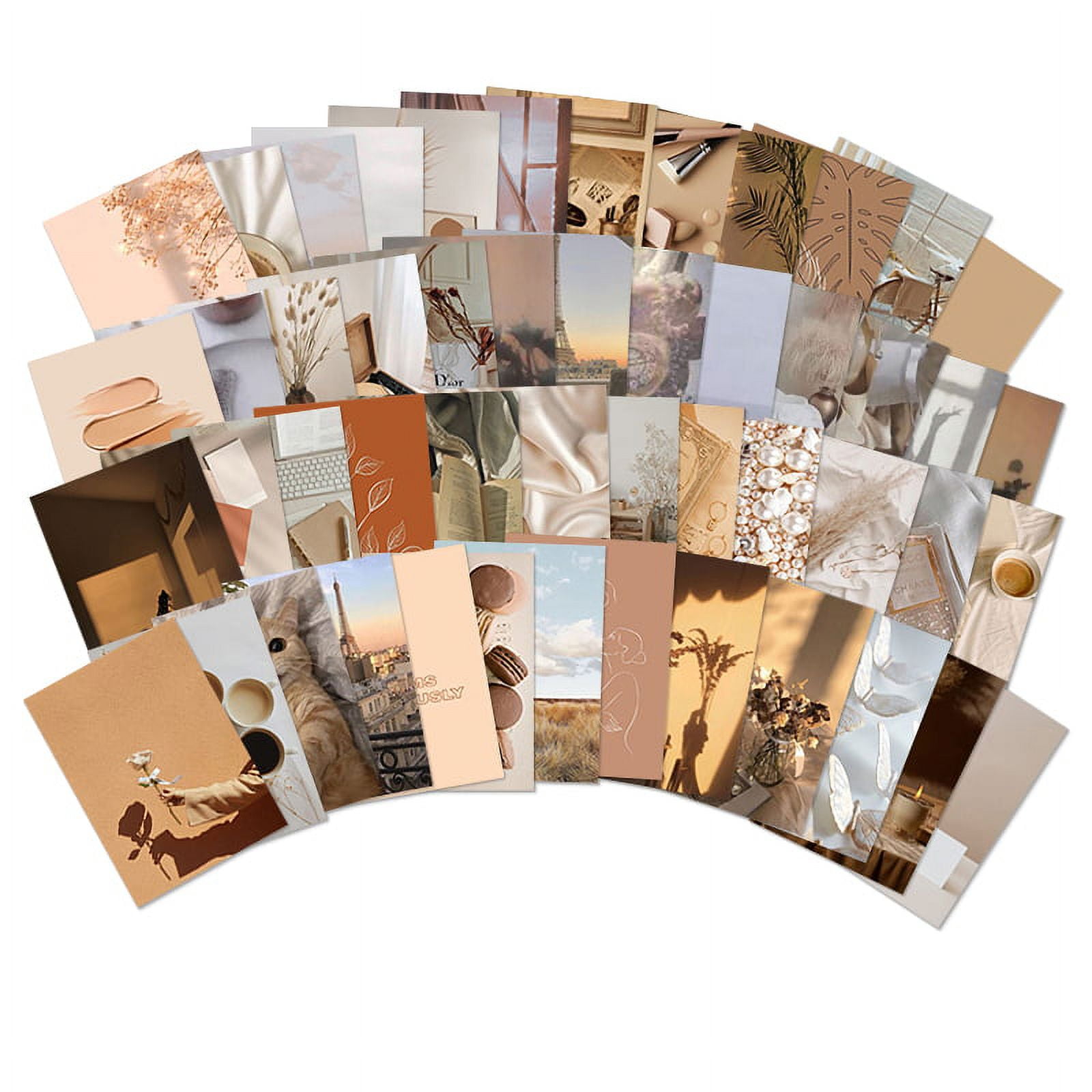 50Pcs Beige Aesthetic Wall Collage Kit for Warm Australia | Ubuy