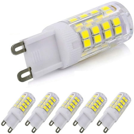 [5-Pack] G9 Led Bulb, 4W G9 Led Bulb Dimmable, Bi Pin Base(Led Bulb G9 ...