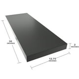 JPND 30 inch Wooden Floating Wall Shelf with Invisible Brackets Set of ...