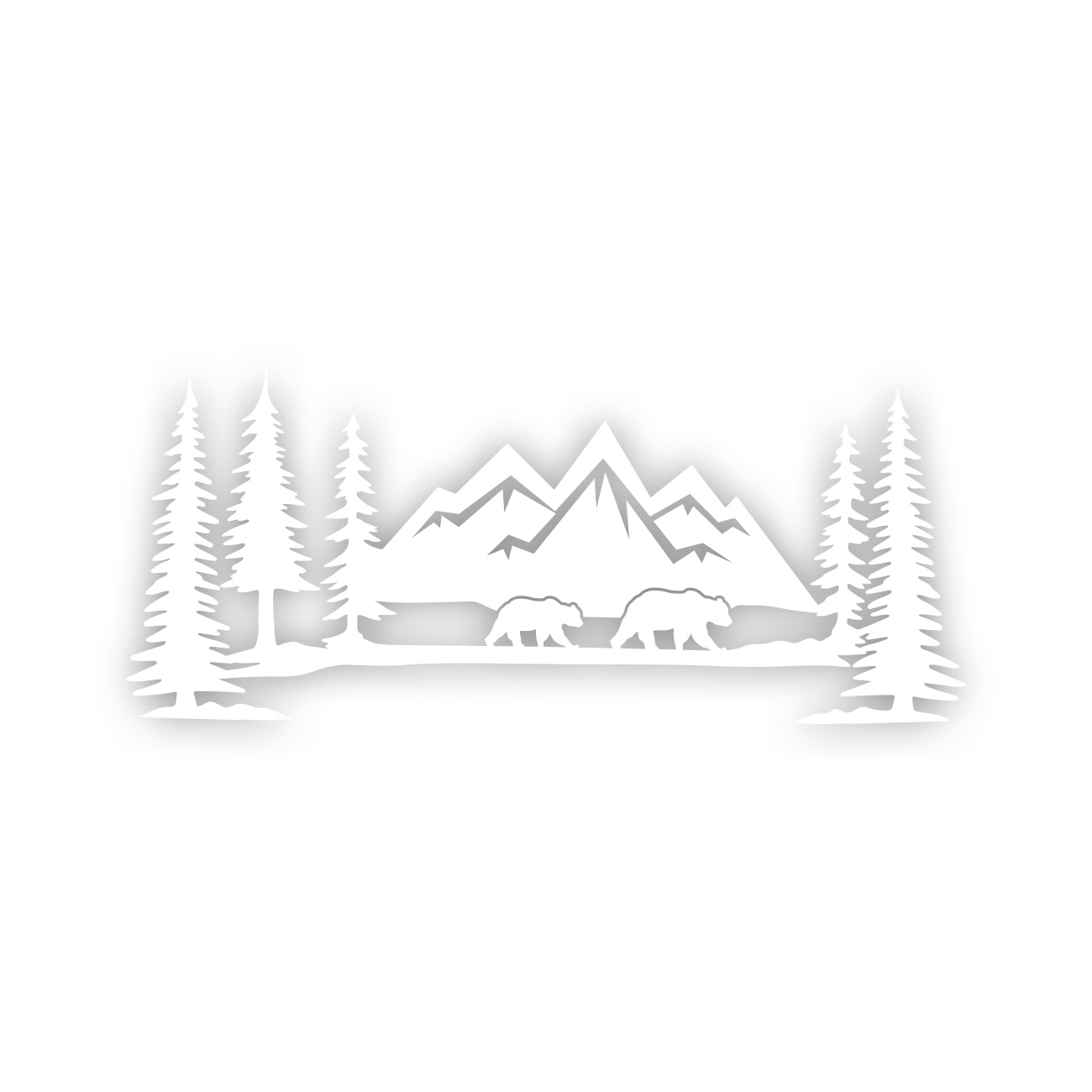 Mountain Life Sticker Decal Die Cut - Self Adhesive Vinyl ...