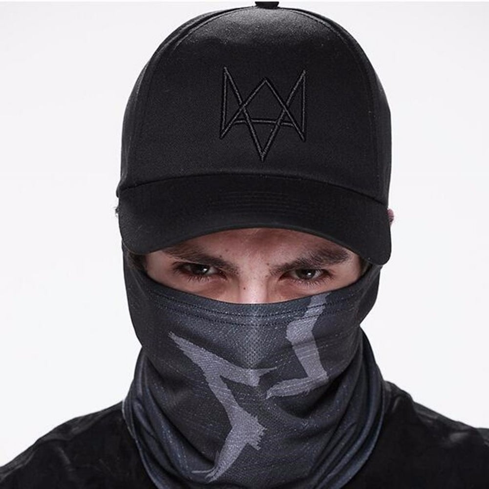 Watch Dogs Aiden Pearce Black Half Mask Face Costume Cosplay Neck ...