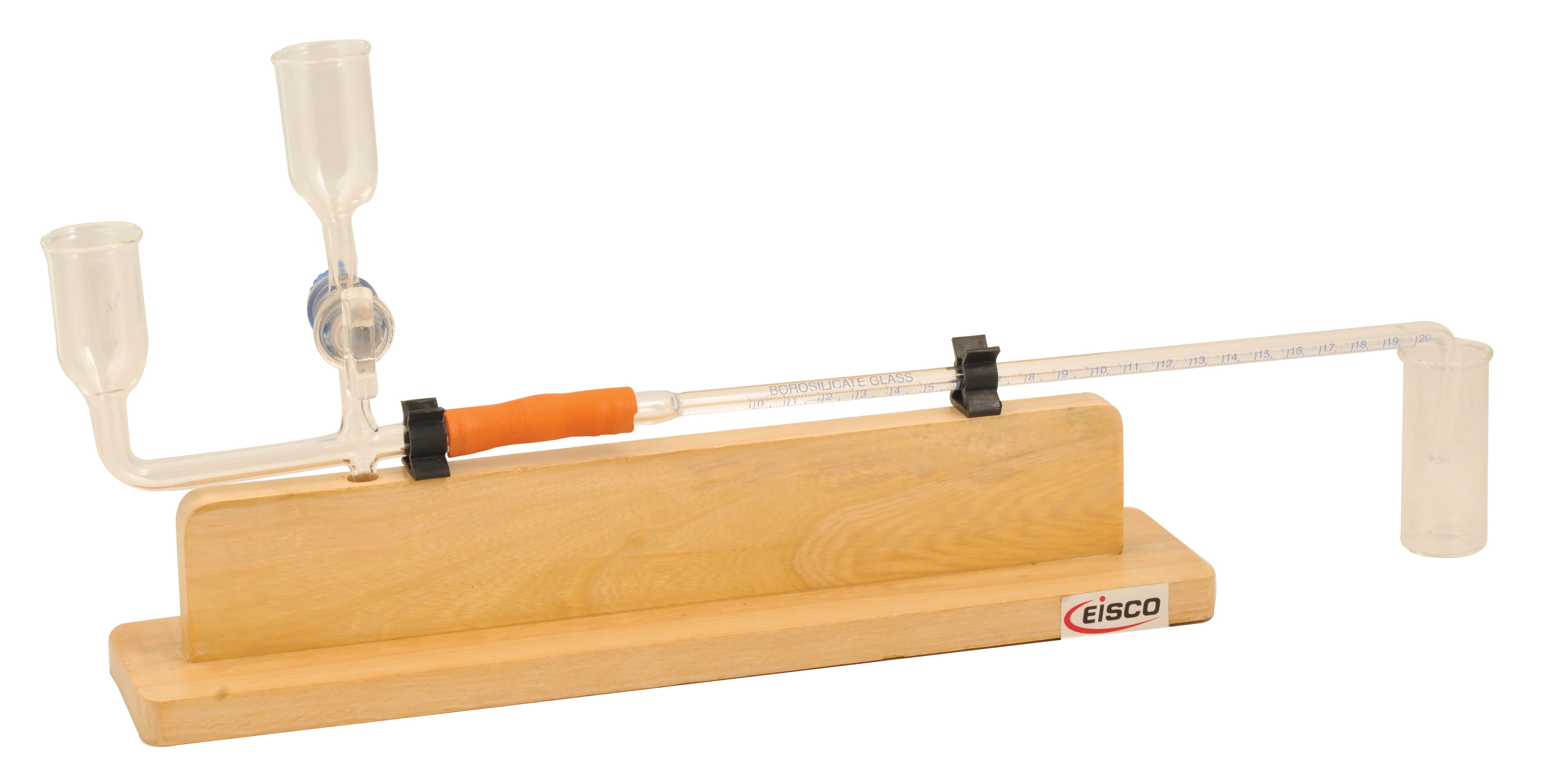 Potometer Ganong's with Glass Stopcock, Wooden Base - Eisco Labs ...