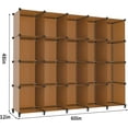 20-Cube Storage Organizer, Closet Organizer Storage Shelf Bookcase ...