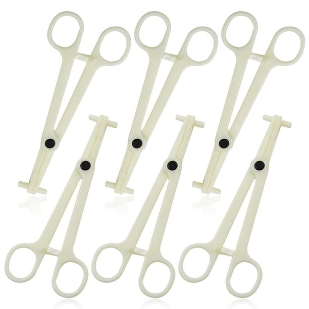 Piercing Clamps - 25Pcs Piercing Forceps Claw Slotted Disposable ...