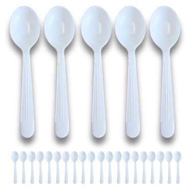 Solo Heavyweight Disposable Plastic Spoon, Ideal for Party & Everyday ...