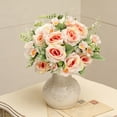 10 Pack Of 7-fork Artificial Flower Jumei Oil Painting Rose Bouquet ...