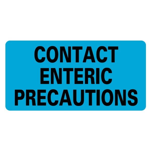 CONTACT ENTERIC PRECAUTIONS Infection Control Medical Labels - Walmart.com