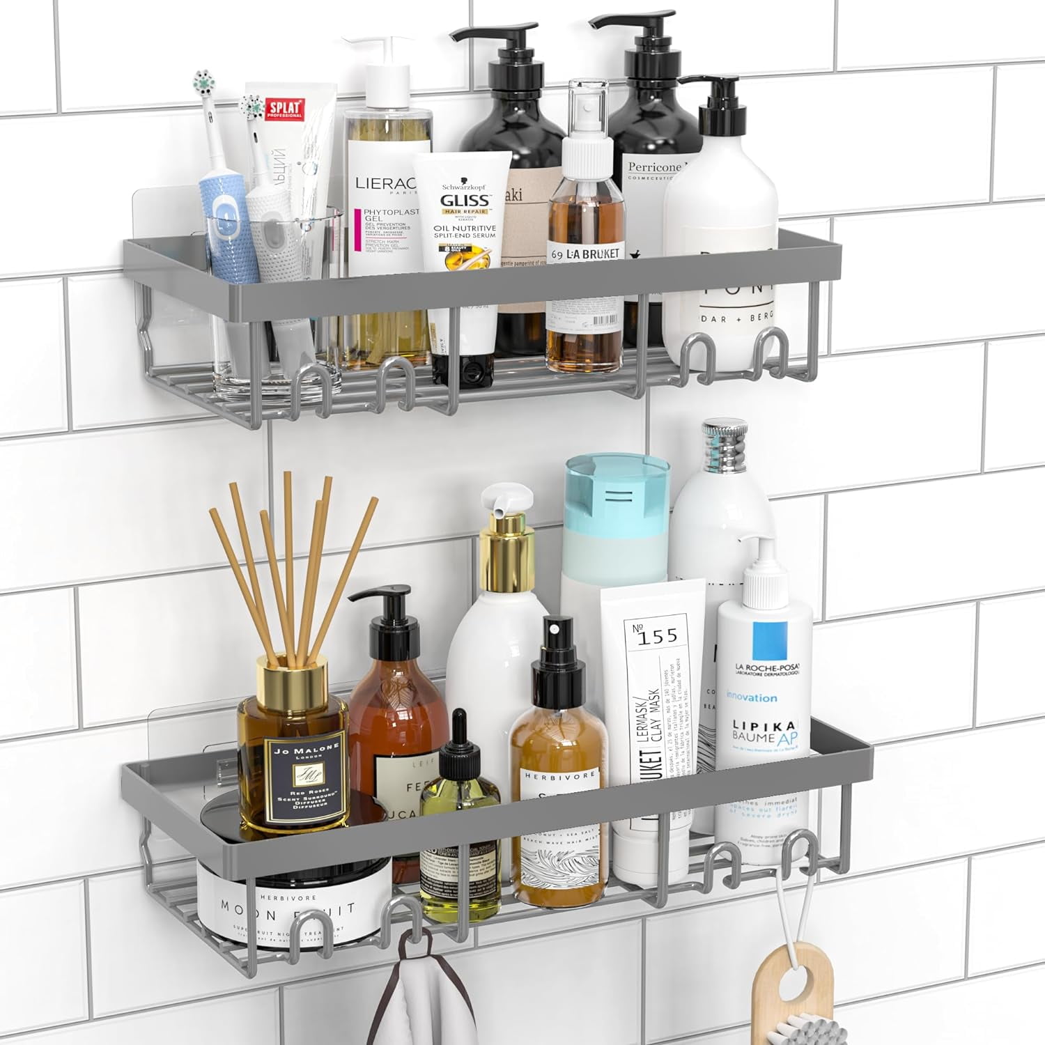 Click here for Siabc-Shower Caddy Shelf Organizer Rack  Self Adhe... prices