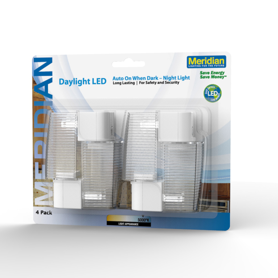 4PK LED Auto Night Light - Walmart.com