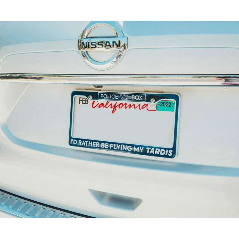 Doctor Who License Plate Frame