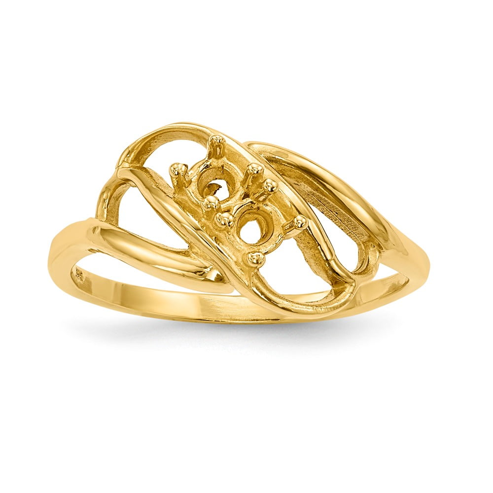 14K Polished 2 Stone Mothers Ring Mounting Walmart 14k-polished-2-stone-mothers-ring-mounting-walmart