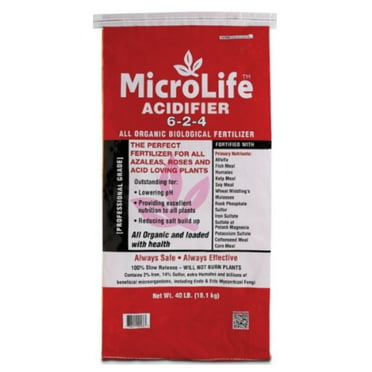 MicroLife Powerful Multi-Purpose Organic Fertilizer 6-2-4 | 40 LB Bag ...