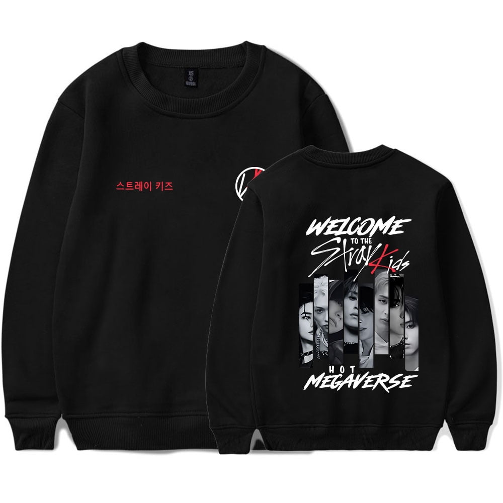 Click here for Stray Kids Merch Fashionable Casual Round Neck Uni... prices