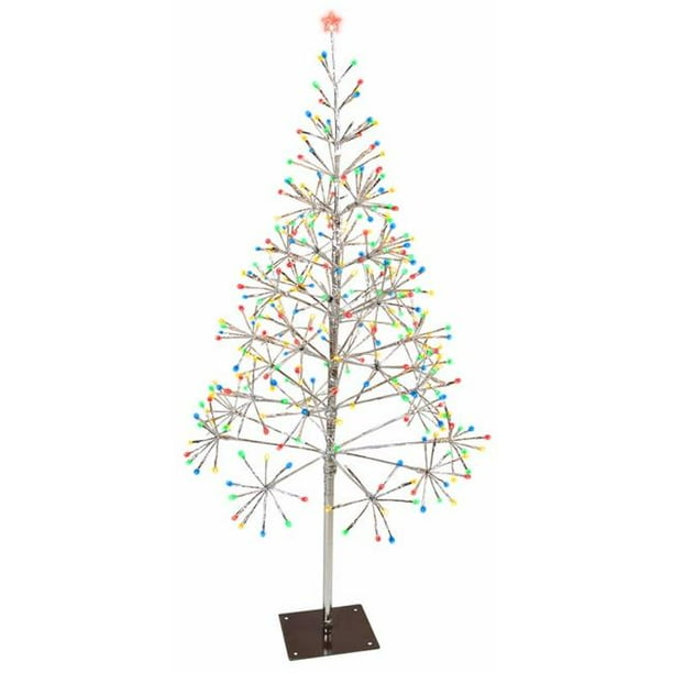 5 ft. LED Multi Pathway Decor Shimmering Tree - Walmart.com