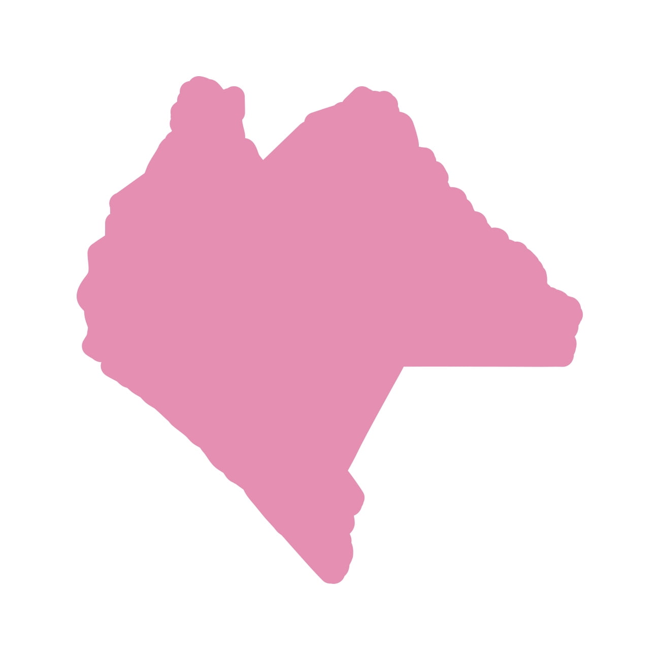 Chiapas State Shaped Sticker Decal Die Cut - Self Adhesive Vinyl - Weatherproof - Made in USA ...