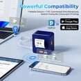 P1 Label Maker Machine with Tape, 2 inch Barcode Label Printer ...