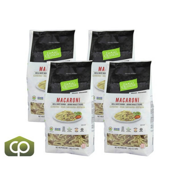 GoGo Quinoa Organic Macaroni, 1 Kg (4/Case) - Premium Gluten-Free ...