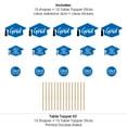 Big Dot of Happiness, Graduation Party Centerpieces, Set of 15, Blue ...