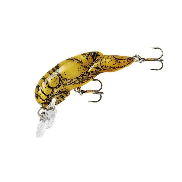 Rebel Teeny Wee Craw Fishing Lure Hard bait Natural Tan 1 1/2 in 1/10 ...