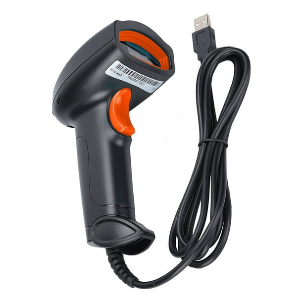 USB Barcode Scanner, QR Code Reader Waterproof LCD Display With Buzzer ...